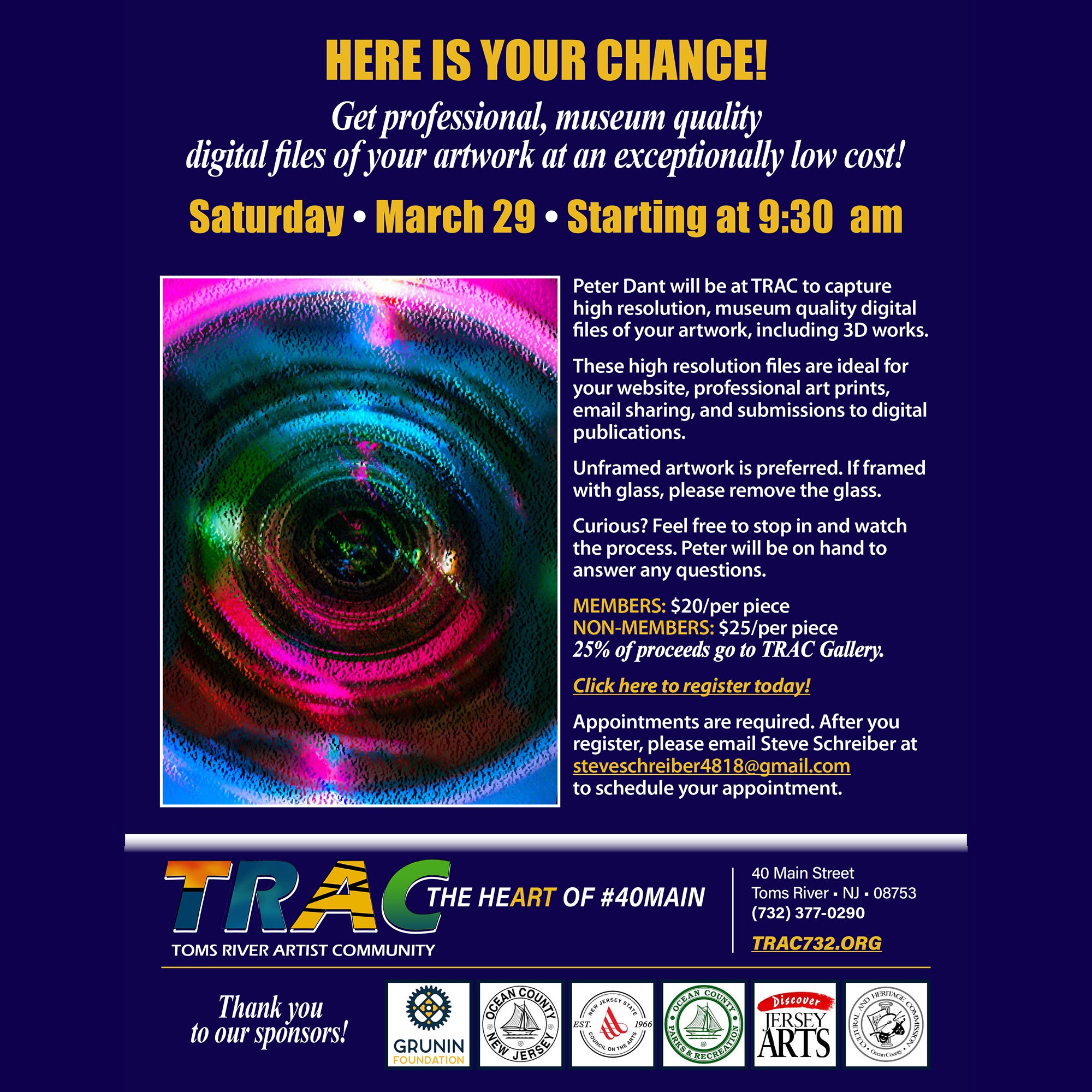 2025 Peter Dant - Artwork Photo Shoot | Toms River Artist Community